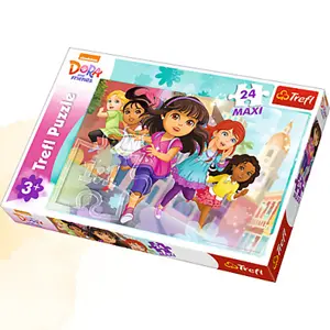 Trefl Trefl puzzle Maxi 24 - Ready, set, go/ Dora and friends (14242)