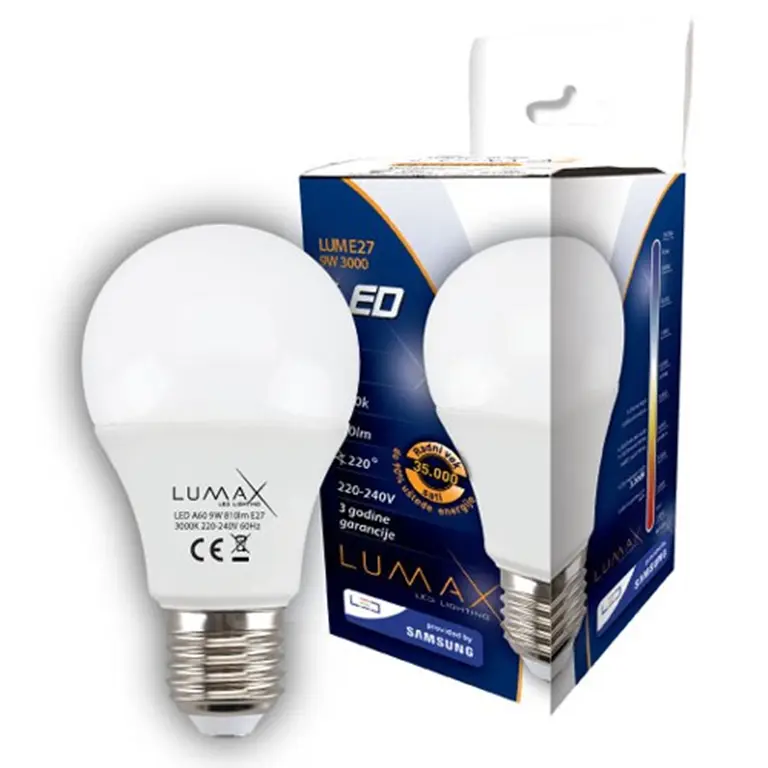 Lumax LUMAX LED Sijalica LUME27-3000K 9W