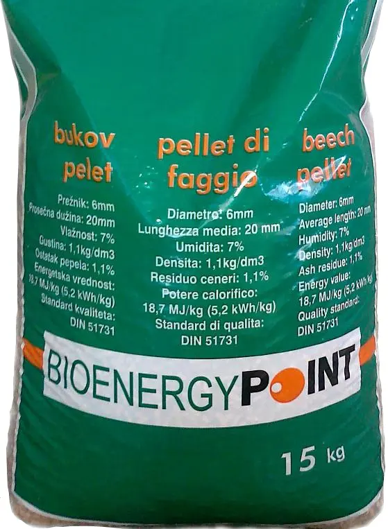 BioEnergy Point
PELET BUKOV 15KG