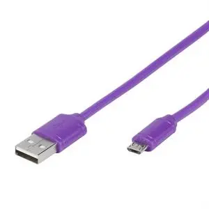 Vivanco Kabl USB 2.0 Vivanco AmicroB Purple 1m