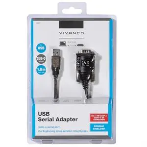 Vivanco Adapter USB/Serial Vivanco 36667 1.5m