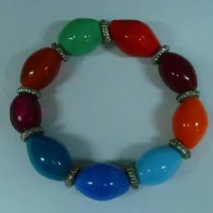 Ganesh Narukvica: raznobojne perle (195n4)