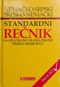 Srpsko-nemački, nemačko-srpski rečnik sa gramatikom