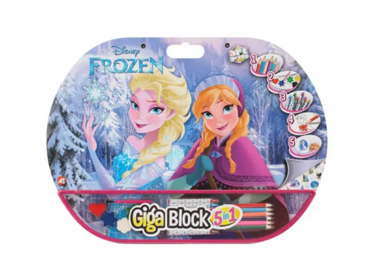 Kreativni set GIGA BLOCK 5u1 - Frozen (AS27133)