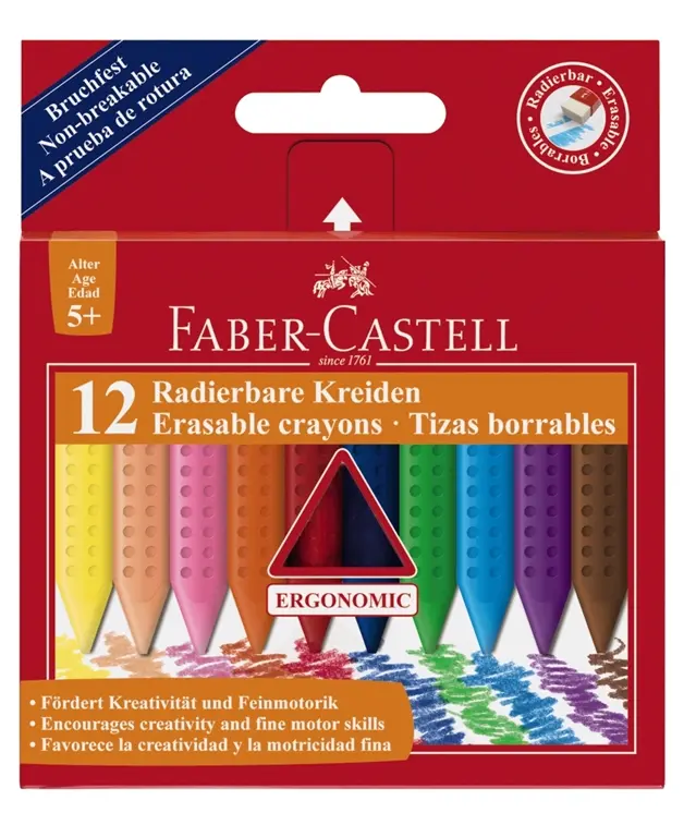 Faber Castell voštane boje grip 1/12 122520