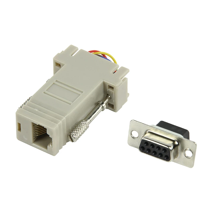 Adapter D-Sub 09 F - RJ45 F