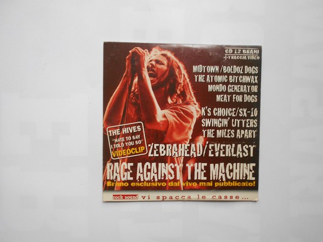 Rock sound vol.32 ( CD 12 pesama) Rage against machine