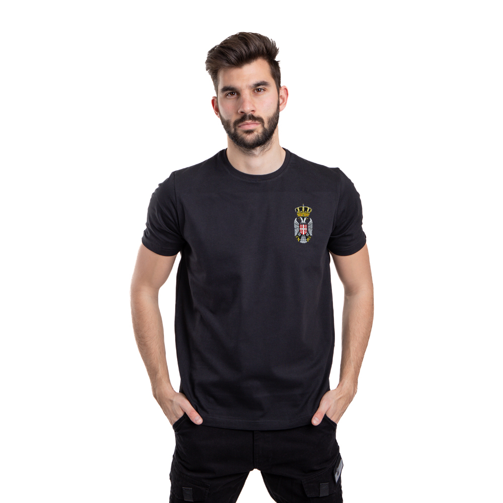 Majica Grb - Vez (crna)