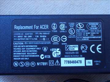 Punjač za laptop Acer