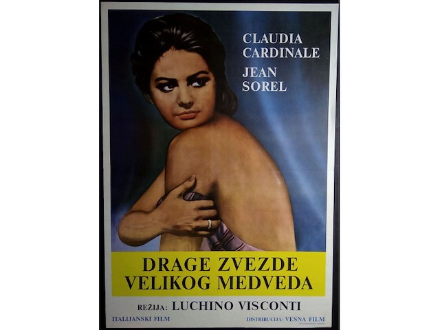 DRAGE ZVEZDE VELIKOG MEDVEDA (1963) Viskonti PLAKAT