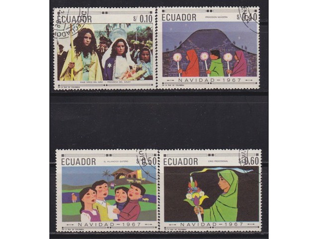 Ekvador 1967 Bozic ponisteno