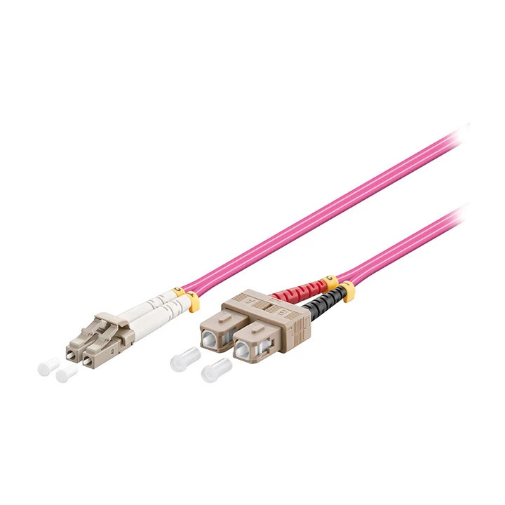 Kabl optički mrežni OM4, LC-SC multimode duplex (50/125u), 5m