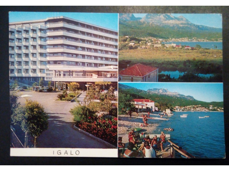 Igalo 1974 god. Putovala
