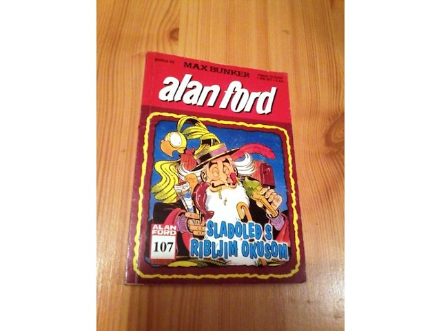 Alan Ford Borgis broj 107 Sladoled s ribljim okusom