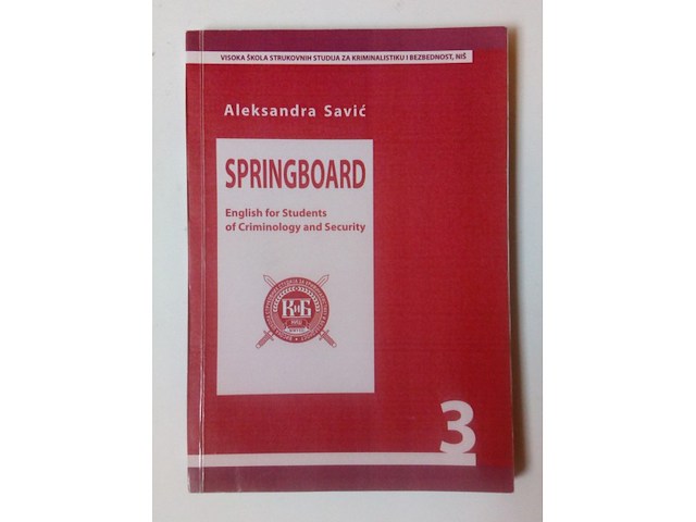 SPRINGBOARD English for Students of Criminology