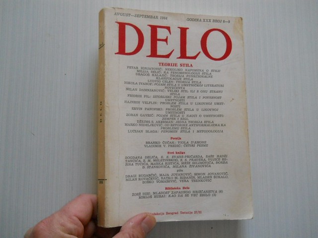 Delo, 1984, Teorije stila