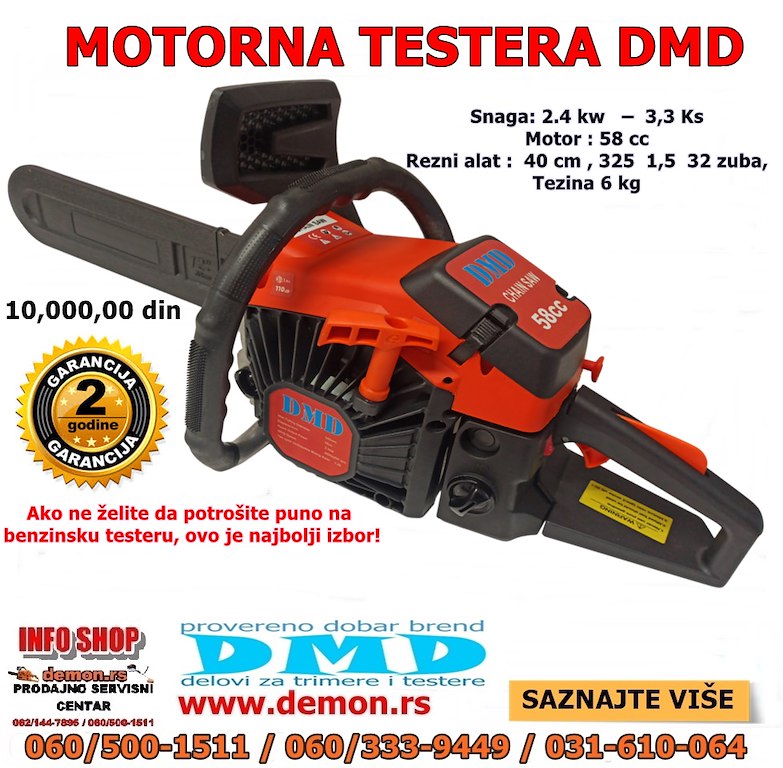 DMD original motorna testera 5200 za 2024. god