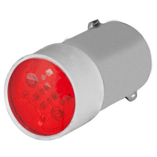 SIJALICA BA9S 220V LED CRVENA