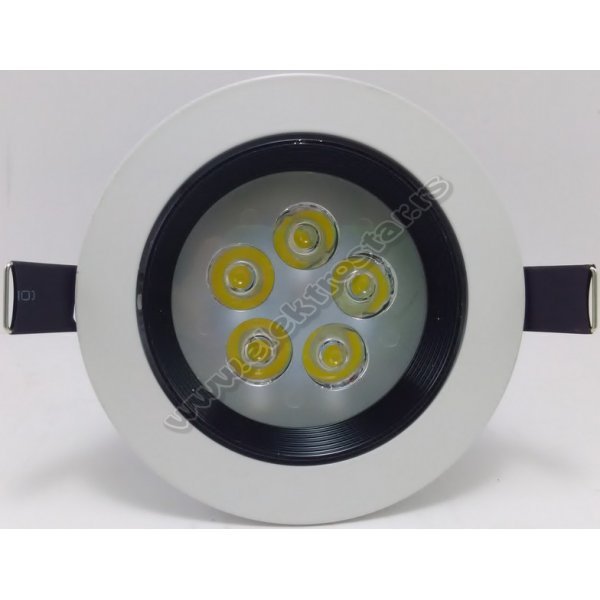 LED ARMATURA 5X1W WW KD-TCL WH/B