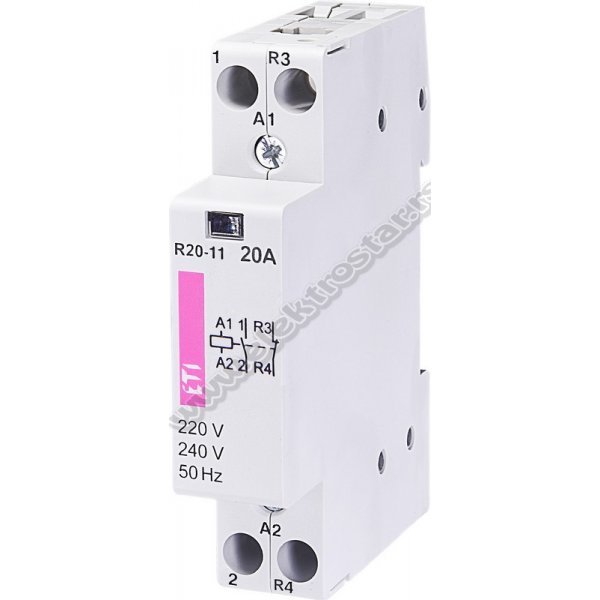 KONTAKTOR R20-11 220V ETI MODULARNI