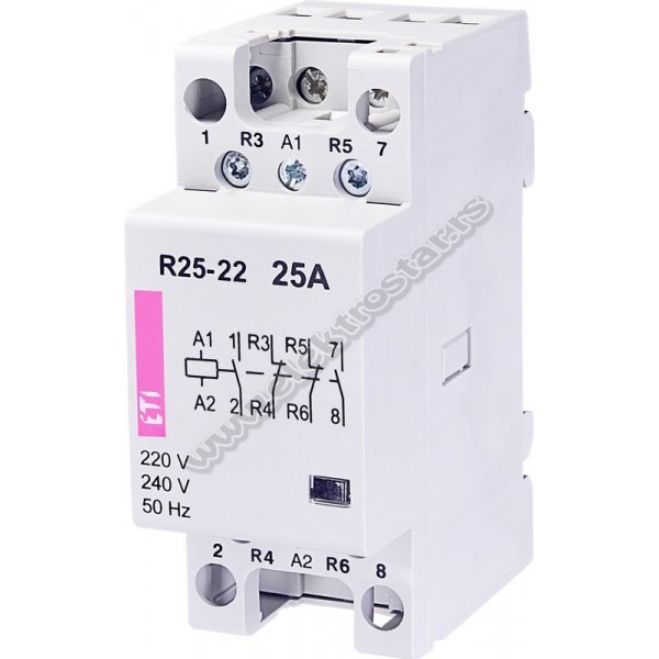 KONTAKTOR R25-22 220V ETI MODULARNI