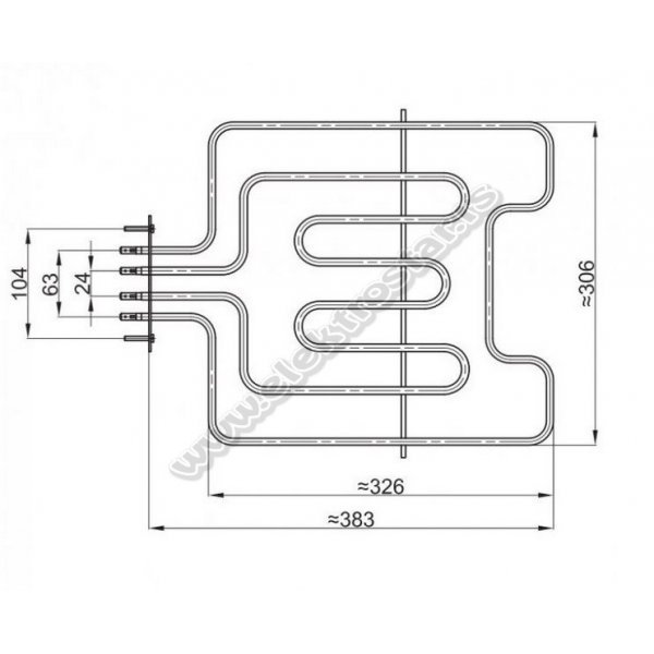 GREJAC RERNE 1000+2000W 4088 KONCAR NOVI TIP UZI