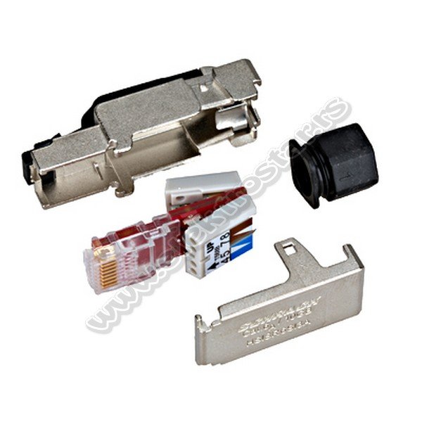 RJ45 BUKSNA ZA SFTP Cat.6a RAVNA HSISR6SI3A