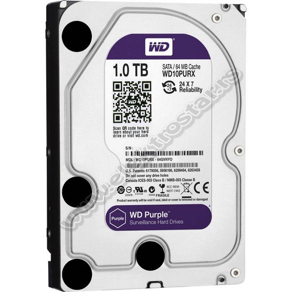 HDD 1TB SATA III WD PURPLE