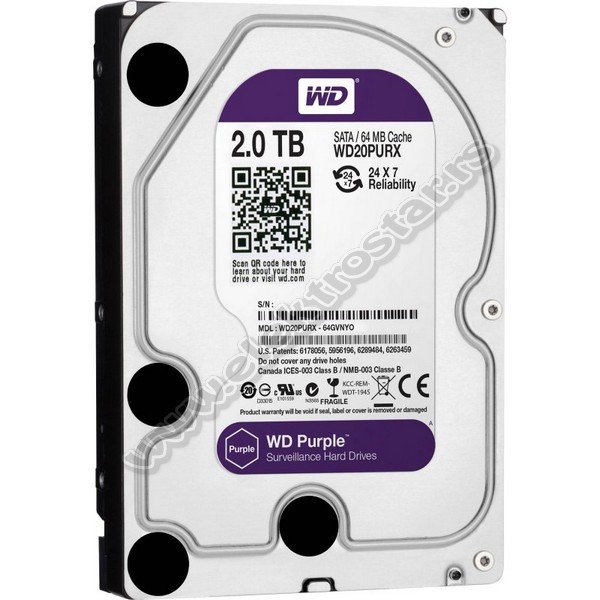 HDD 2TB SATA III WD PURPLE