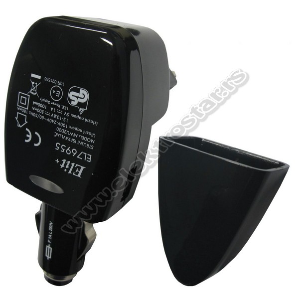 EL76955 ADAPTER 240V/12V NA 5V 2XUSB AC/DC