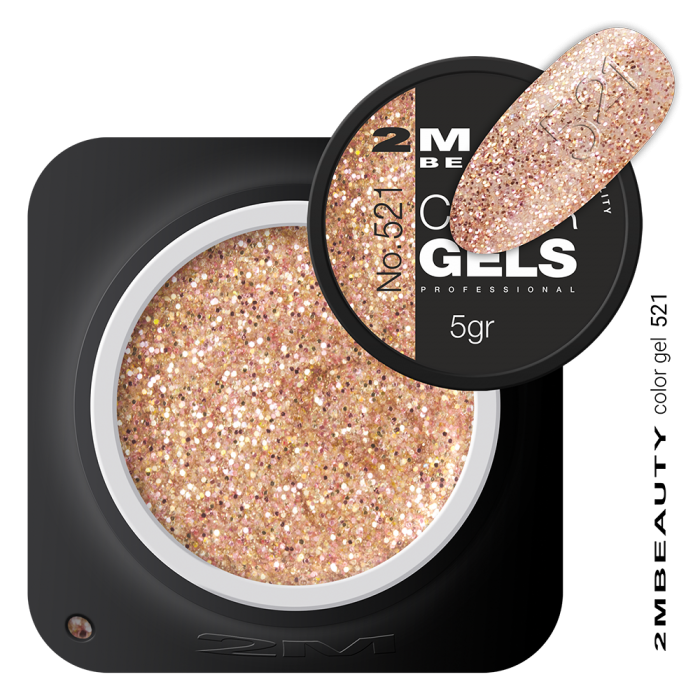 Gel u boji - glitter 521