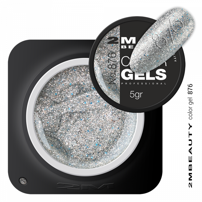 GEL U BOJI - GLITTER 876