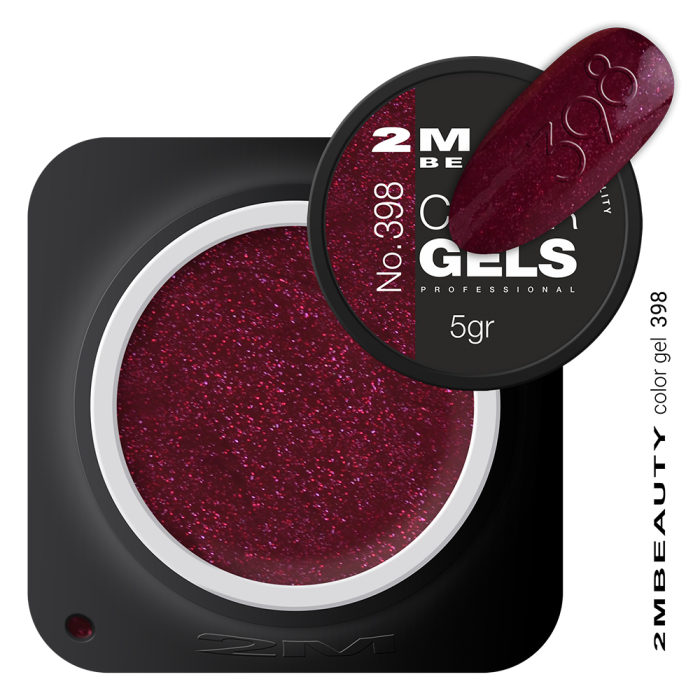 Gel u boji - glitter 398