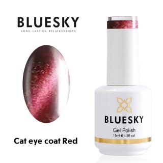 Cat eye coat Red