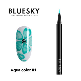 Bluesky Aqua color pen 1