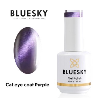 Cat eye coat Purple