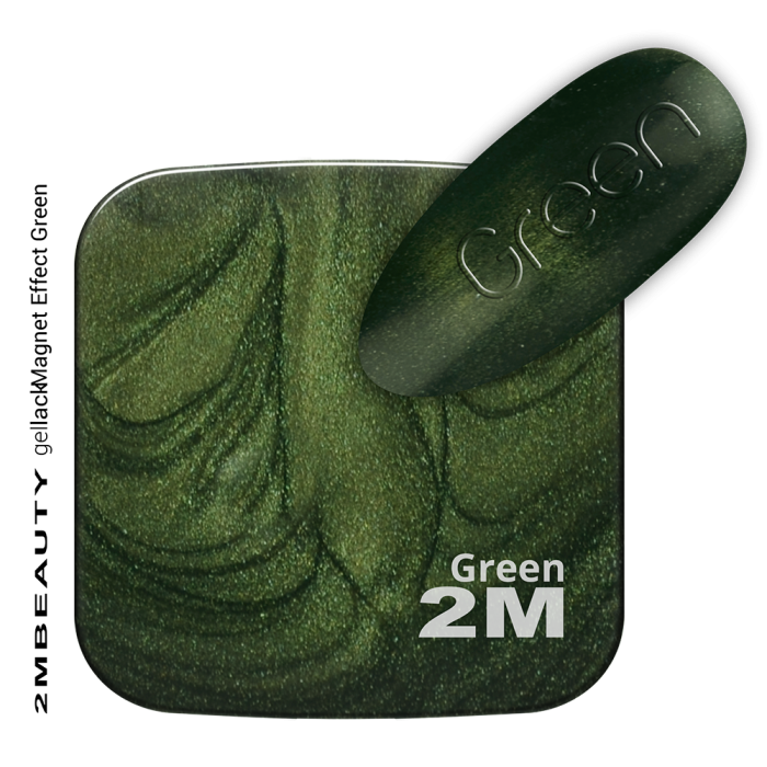 Gel lak - Magnet effect Green