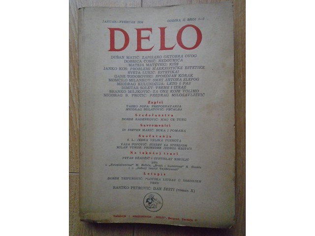 DELO - januar februar 1956