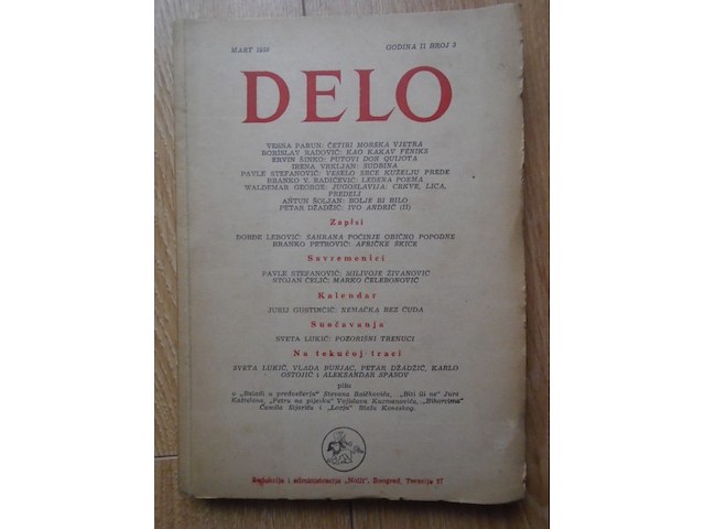 DELO - mart 1956