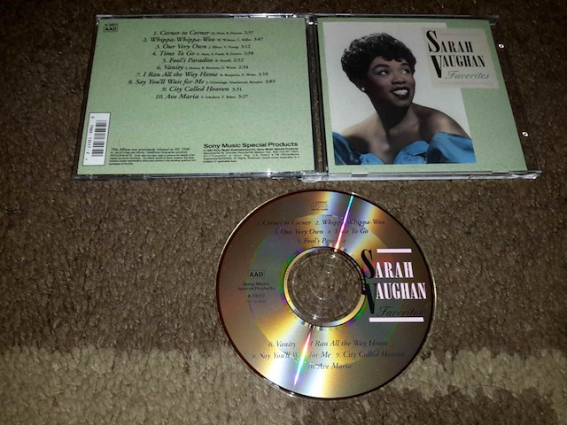 Sarah Vaughan - Favorites , ORIGINAL