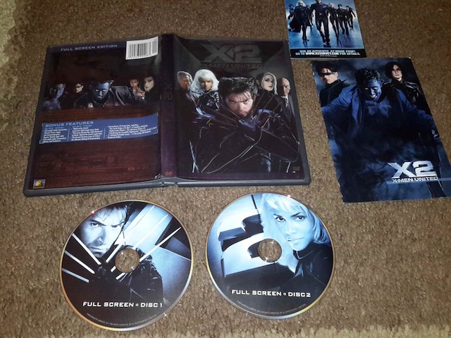 X2, X-men united 2DVDa, Full screen edition