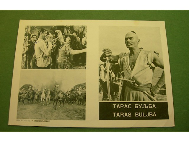 Taras Buljba (Yul Brynner), filmski program