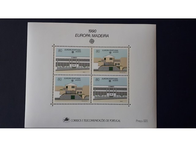 Europa CEPT - Portugal / Madeira 1990. ** Čisto