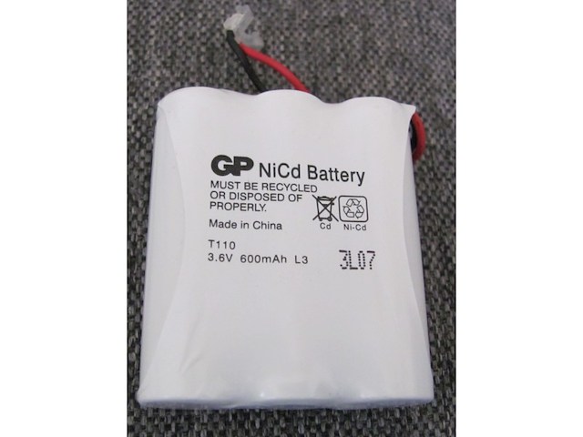 Baterija GP T110  Ni-CD 3,6V