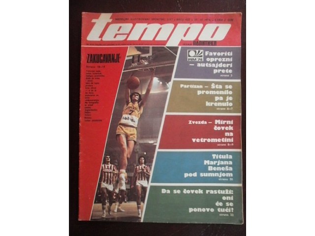 TEMPO  br. 422  * 27.03.1974.