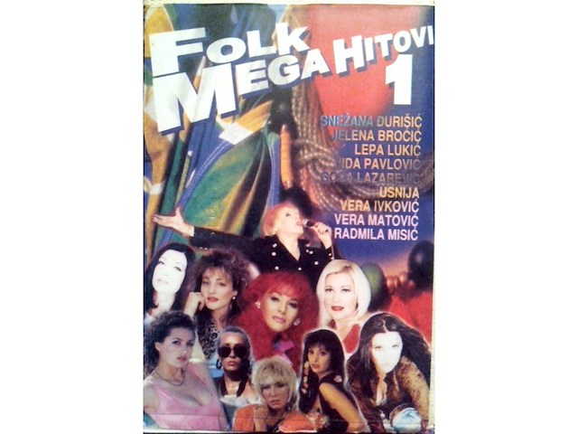 FOLK MEGA `HITOVI 1` / KASETA /