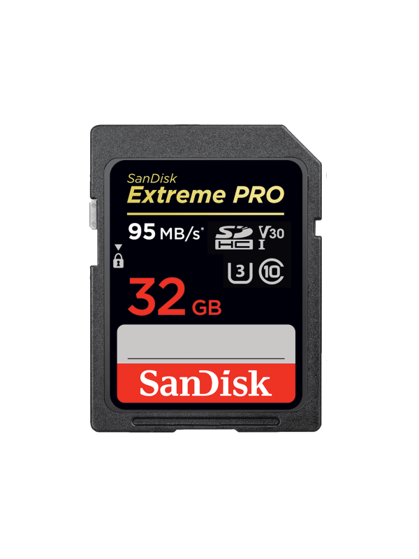 SanDisk SDHC 32GB Extreme Pro 95MB/s V30 UHS-I U3