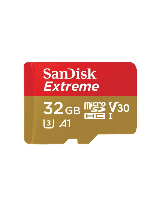 SanDisk SDHC 32GB Extreme micro 100MB/s V30 UHS-I U3+ SD Adap.