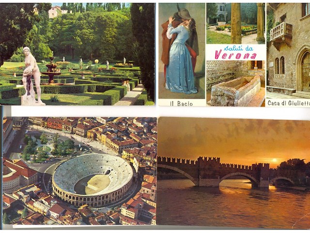 Razglednica Italija Verona, 7 kom
