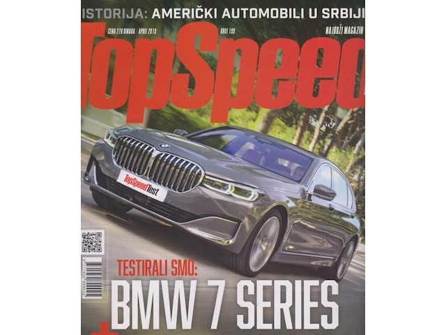 AMERIČKI AUTOMOBILI U SRBIJI / TopSpeed, april 2019